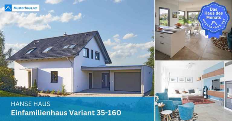 Einfamilienhaus Variant 35-160 - HANSE HAUS