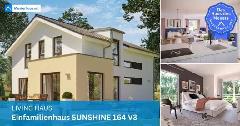 Einfamilienhaus SUNSHINE 164 V3 - Living Haus